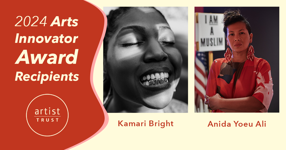 Announcing the 2024 Arts Innovator Award Recipients - Artist Trust